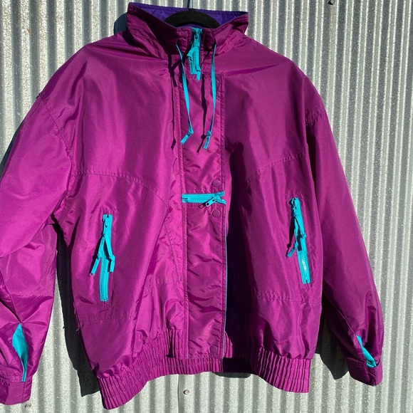 Cabin Creek | Jackets & Coats | Vintage Colorful Windbreaker Jacket ...